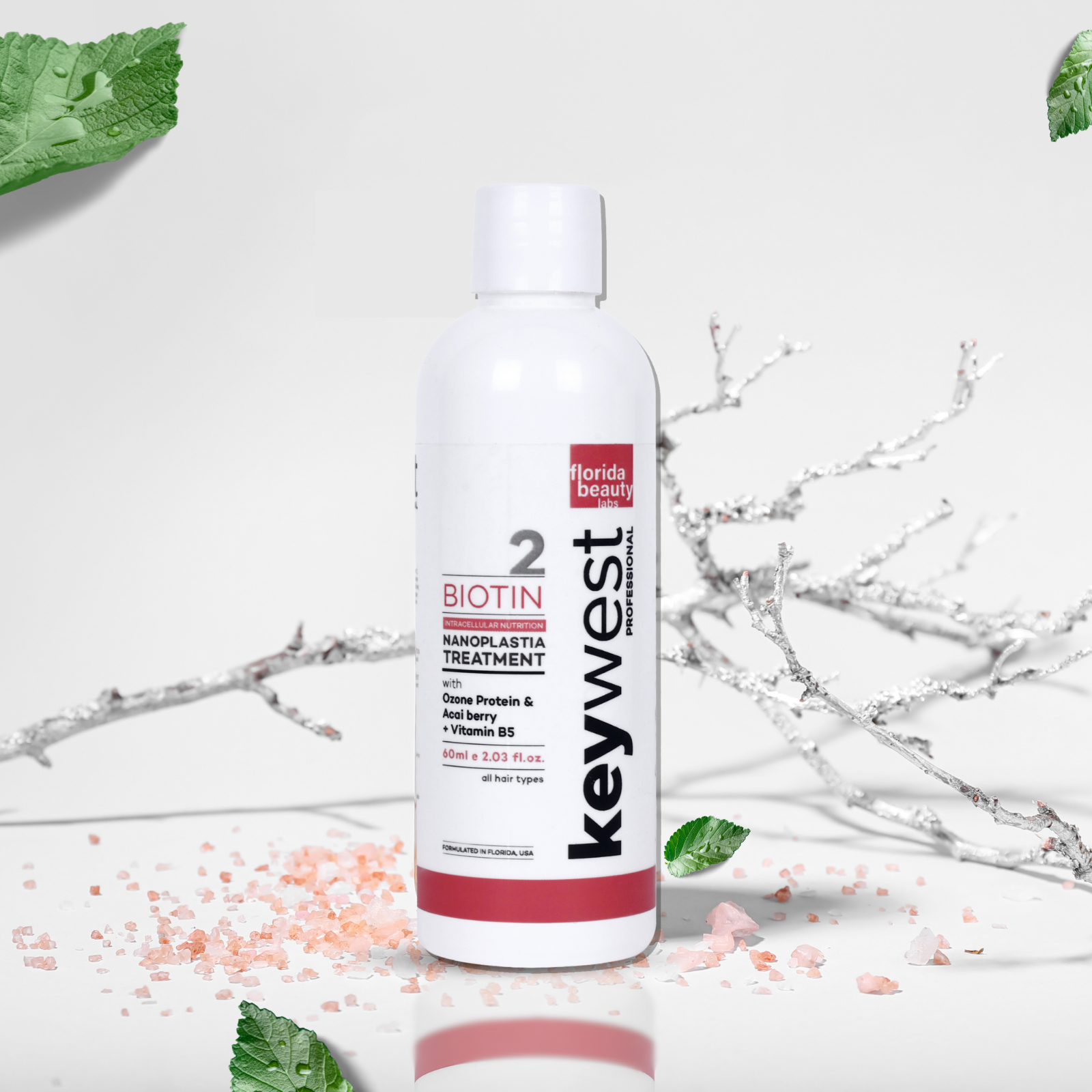 Keywest Professional Nanoplastia Treatment for Frizzy & Damaged Hair – Florida Beauty Labs