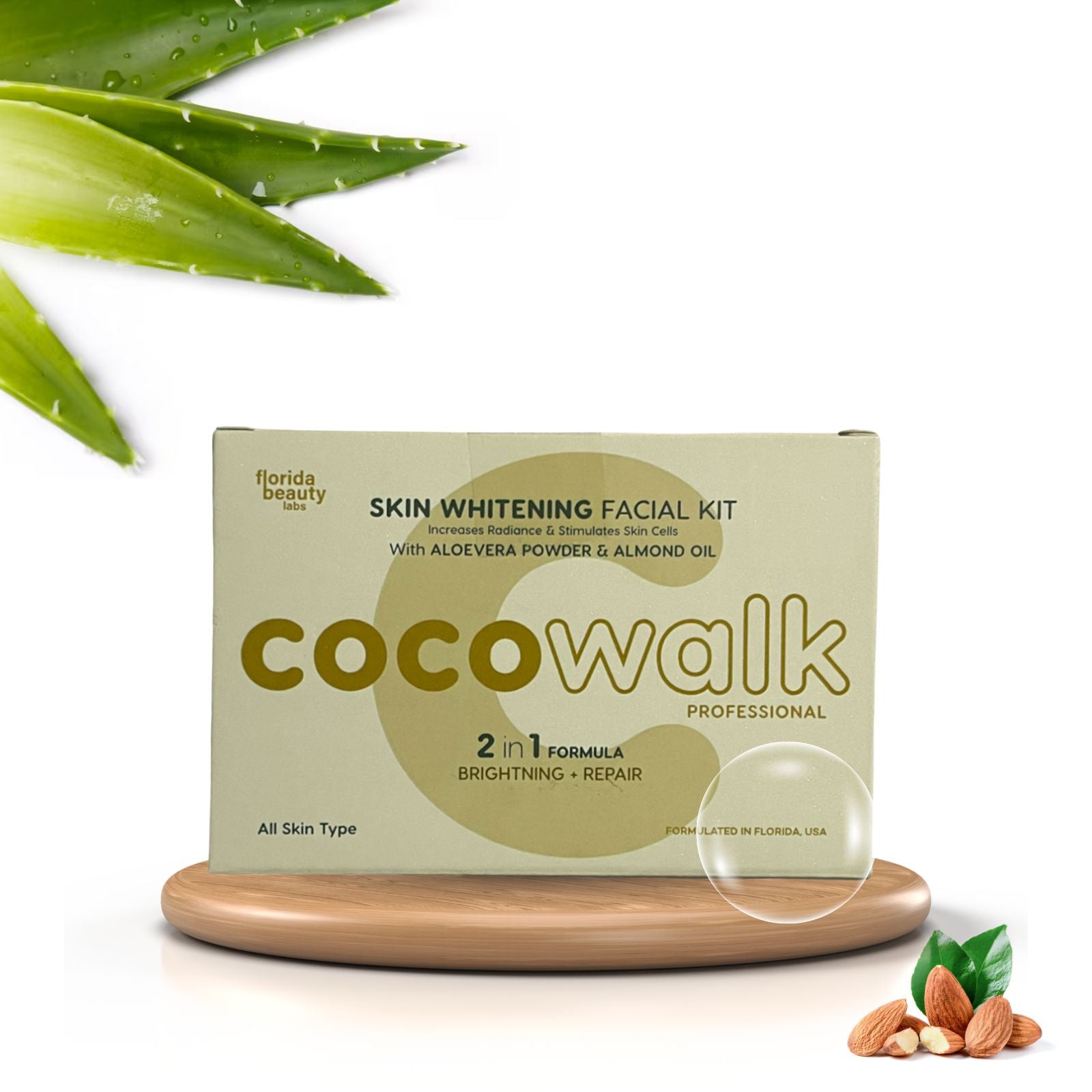 Cocowalk Professional Skin Whitening Facial | Brightening & Repair – Florida Beauty Labs