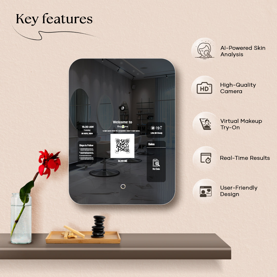 Florida Beauty Labs Smart Mirror | Skin Analysis and virtual-try